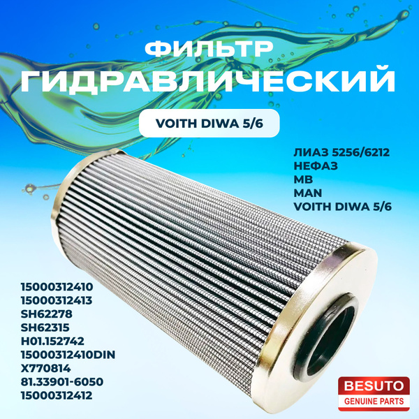 Фильтр гидравлический VOITH DIWA 5/6 BS7010-035 15000312410 купить на ...