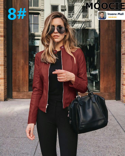 Куртка Женский MOOCIE бордовый, размер 42 Демисезон Китай купить c доставкой на OZON по низкой ...