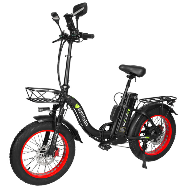 Электровелосипед Syccyba F11 (H2) 48V/15Ah RED купить на OZON по низкой цене (1845885923)