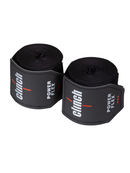 Бинты боксерские Clinch Boxing Hand Wrap Power Flex черные (длина 3.5 м ...