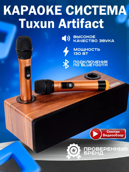 Караоке система для дома с двумя микрофонами Tuxun Artifact 2.1 PRO купить на OZON по низкой ...