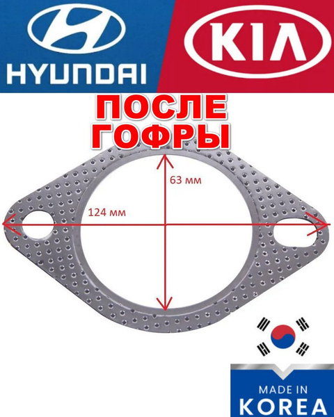 Прокладка приемной трубы глушителя ПОСЛЕ гофры перед катализатором СМ ...