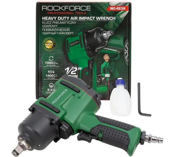 Гайковерт пневматический ударный 1/2" (1400Нм) ROCKFORCE купить на OZON по низкой цене (1959953182)