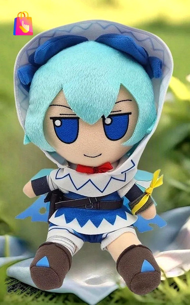 Аниме Мягкие Игрушки TouHou Project Fumo Cirno Hero of Ice Fairy / Cirno Игрушка Антистресс 20 ...