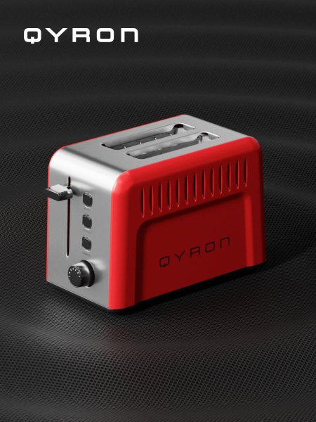 Тостер Qyron TS601 GR, красный купить на OZON по низкой цене (1385823256)