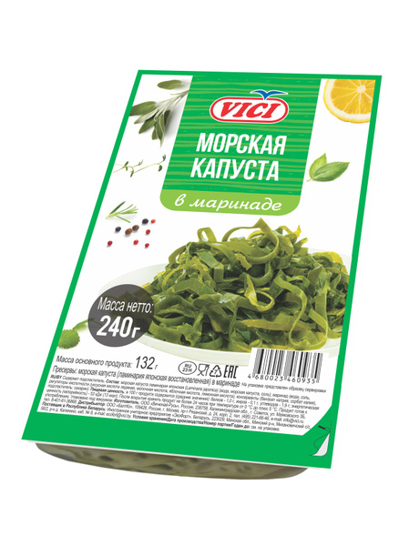 Морская капуста в маринаде 240 г, VICI купить на OZON по низкой цене (2015043341)