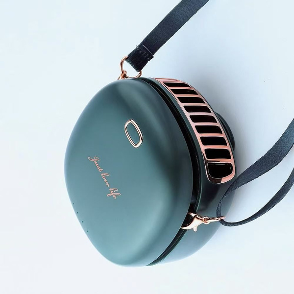 Вентилятор на шею Flair mini EcoHitek, оранжевый. Компактный, портативный, мини вентилятор ...