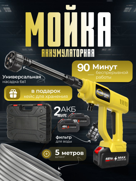 Пистолет-распылитель Для Мойки Высокого Давления Металлического ...