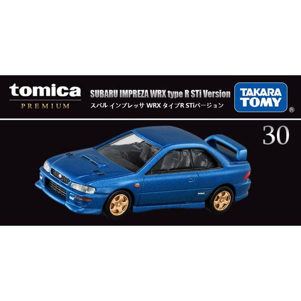 Машинка модель TAKARA TOMY Tomica PREMIUM 1:64 Black Box TP 30-SUBARU IMPREZA WRX type R STi ...