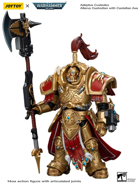 JOYTOY Warhammer 40K 1/18 Adeptus Custodes Allarus Custodian with ...