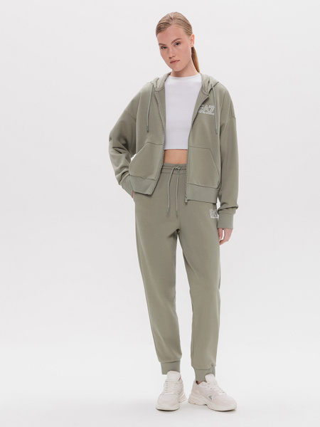 Комплект одежды Женский EA7 Повседневный светлый хаки, размер 42, 44 Хлопок, Полиэстер Камбоджа ...