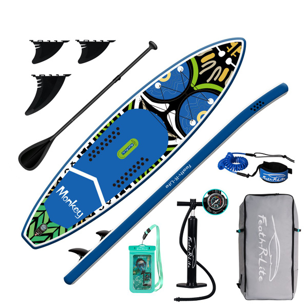 SUP board надувной для серфинга с веслом 335 см FunWater Monkey 11" 3 ...