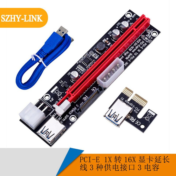 Mini PCIe to PCI Express 16X Riser для ноутбука Внешняя видеокарта Майнер BTC Слот MPCIe PCI-E ...