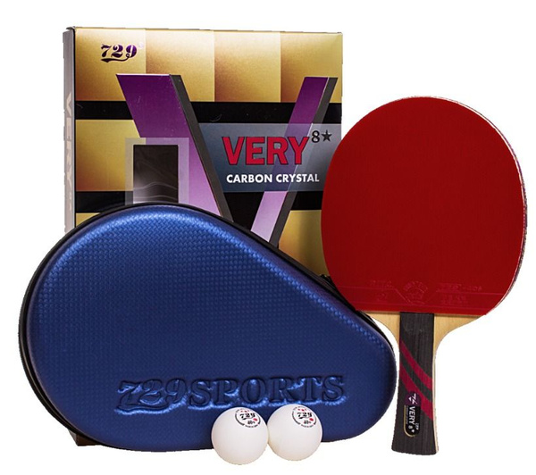 Ракетка 729 Very 8 звёзд профессиональная для настольного тенниса в чехле купить на OZON по ...