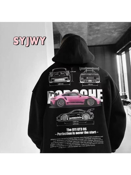 Худи Мужской SYJWY черный, розовый Полиэстер, размер 60 Длинный Китай купить c доставкой на OZON ...