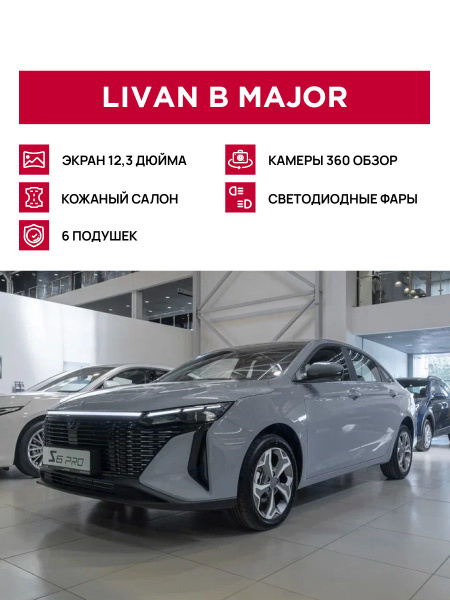 Купить новый Автомобиль LIVAN S6 Pro серый Седан – онлайн с доставкой на OZON (2393675515)