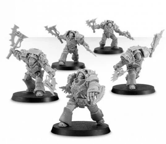 World Eaters Red Butchers Squad / Вархаммер 40к смола / Warhammer 40000 ...