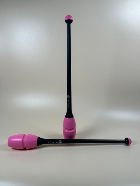 Булавы Chacott Rubber Clubs 209 Pink x Black 41см купить c доставкой на ...