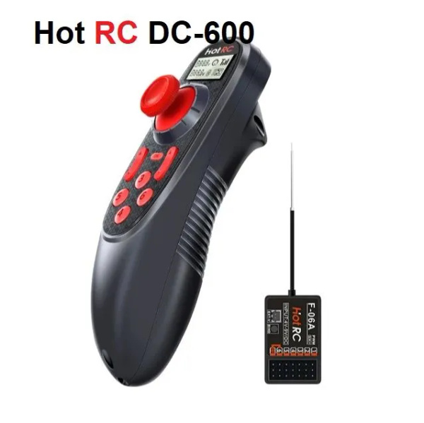 HOTRC 6-канальный передатчик 2,4 ГГц DS-600 дистанционный контроллер ...
