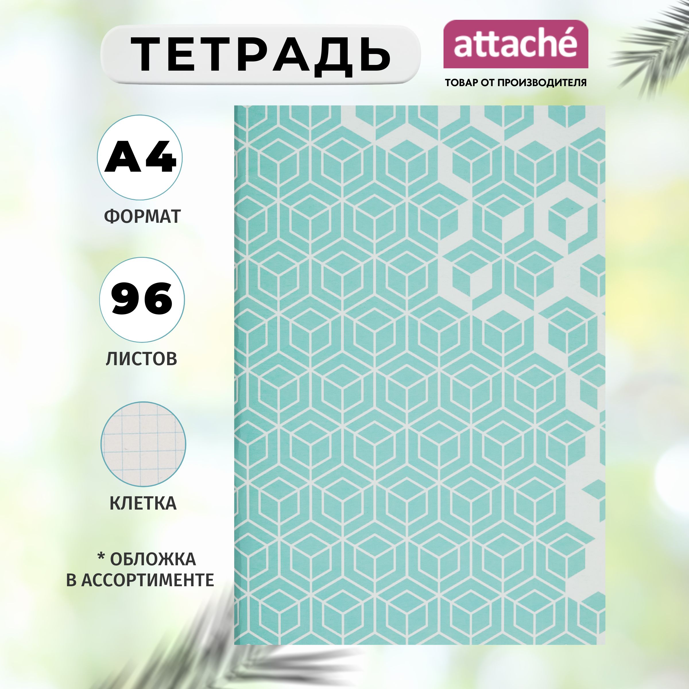 Тетрадь общая Attache, 96 листов в клетку купить на OZON по низкой цене (1608290406)