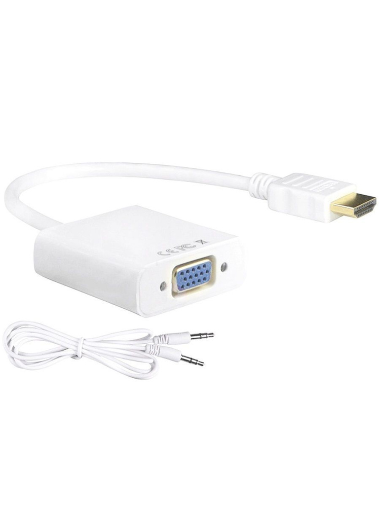 Адаптер-конвертер HDMI VGA для монитора, проектора 0.25м - купить с ...