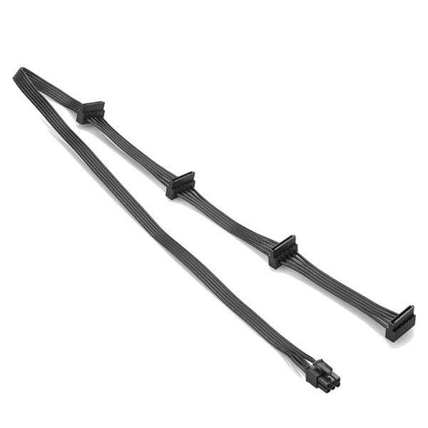Разветвитель питания PCIe 6 Pin Male to Sata 1 4 Female для модульного ...