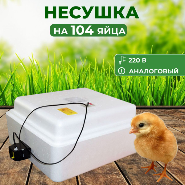 Инкубатор Несушка до 104 яиц питание 220 В - купить с доставкой по ...