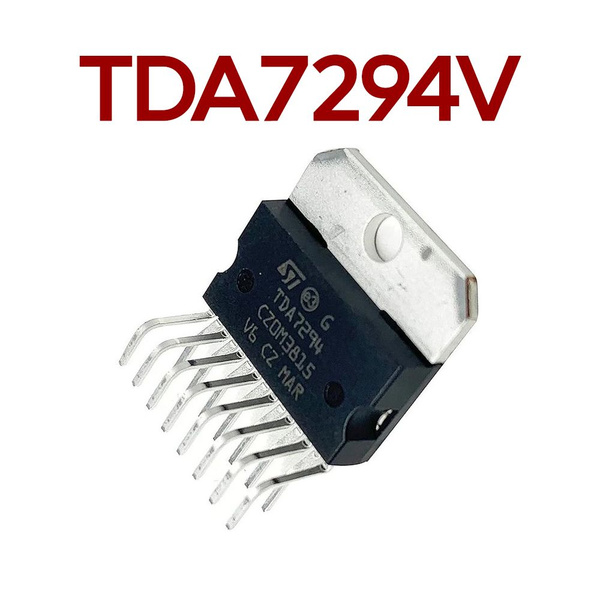 Микросхема TDA7294V УНЧ, 1канал 100Вт, Multiwatt15 - купить с доставкой по выгодным ценам в ...