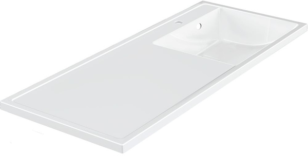 Раковина-столешница STWORKI AG00055659x110 см, белый купить по доступной цене с доставкой в ...