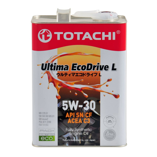 Масло моторное TOTACHI 5W-30 Синтетическое - купить в интернет-магазине ...