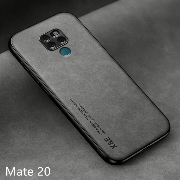 Кожа чехол для Huawei Mate 20 Магнитное притяжение внутри ( Хуавей Мате ...