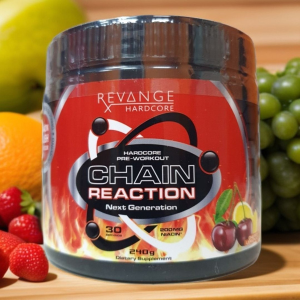 Chain Reaction (Revange Nutrition), 240 гр., предтренировочный комплекс ...