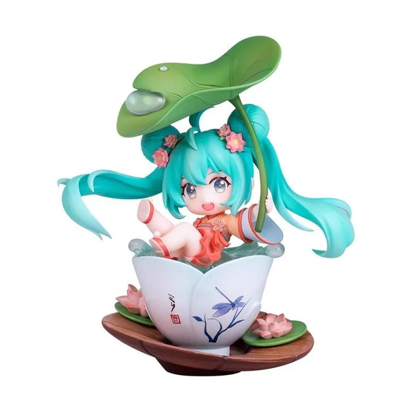 Q Глиняная фигурка MIKU Hatsune Miku Lotus Moonlight Tea Cups - купить ...