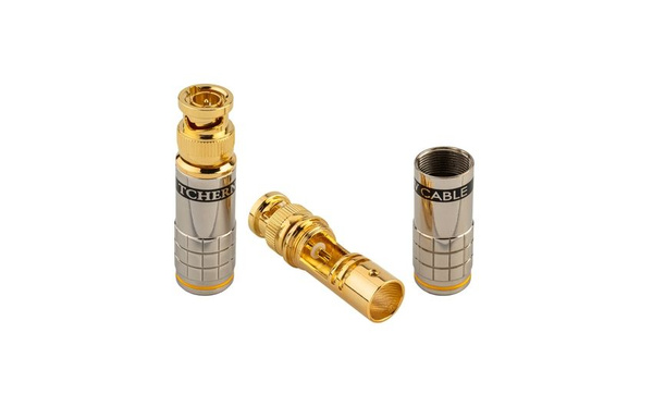Разъем коннектор Bnc Папа Tchernov Cable Bnc Plug Ultimate Yellow