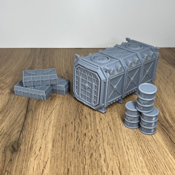 Warhammer 40000 Battlezone: Manufactorum Munitorum Armoured Containers ...