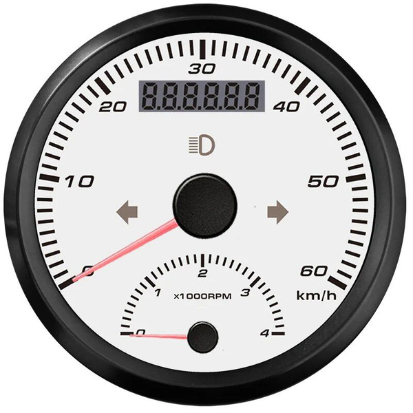 85 мм Gps спидометр тахометр скорость 60 км ч км ч 4000 об мин для