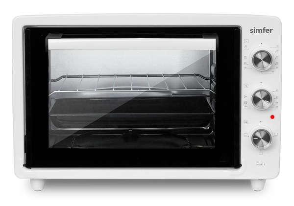 Мини-печь Simfer M3411, белый, 34 л купить c доставкой на OZON по низкой цене (1868081392)