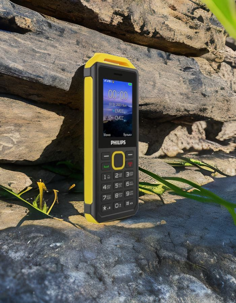 Мобильный телефон Philips Xenium E2317, желтый - купить по выгодной цене в интернет-магазине ...