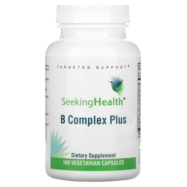 Seeking Health, B Complex Plus, Комплекс витаминов группы B, 100 капсул ...