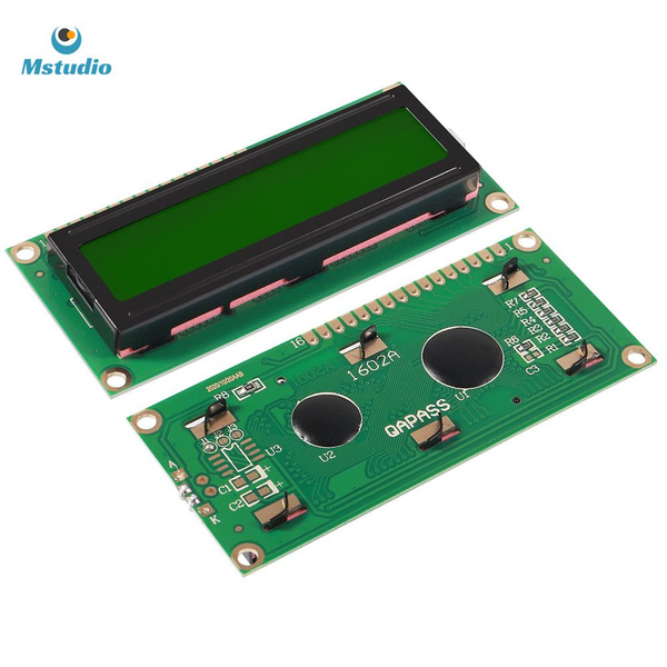 2 шт Lcd дисплей 1602 зеленый для Arduino Nodemcu Stm32без I2c 3424