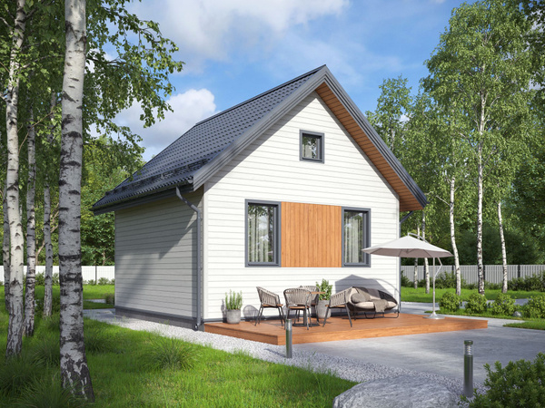 Готовый проект каркасного дома "Саблинка" площадью 51 м2 купить на OZON по низкой цене (1472105243)