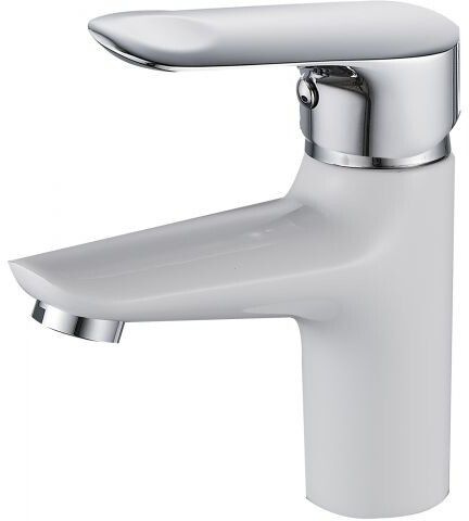 Смеситель для раковины, умывальника в ванную / кран для ванной в раковину, белый, ECONOCE ...