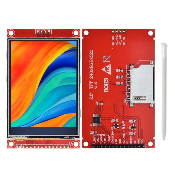 2,8-дюймовый модуль 240X320 ILI9341 SPI TFT LCD LCD с сенсорным LCD-модулем - купить с доставкой ...