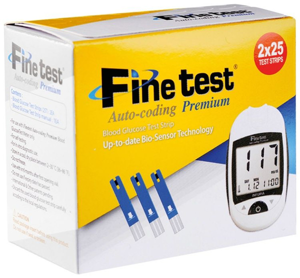 OSANG finetest auto coding premium тест-полоски для глюкометра - купить ...