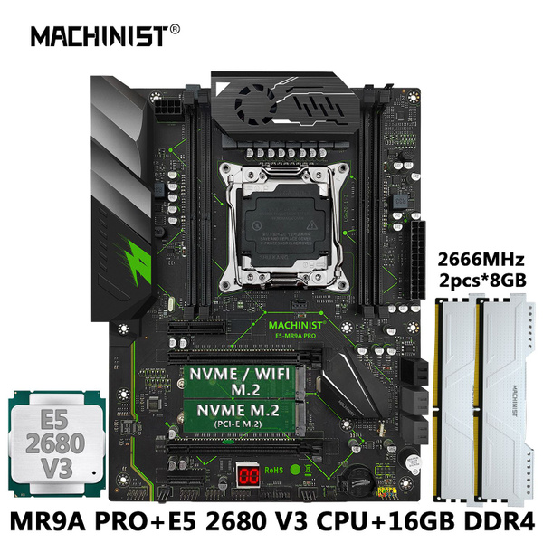 Материнская плата MACHINIST MR9A-PRO 1.0-E5-2680-V3-16G-T купить по ...
