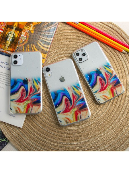Противоударный чехол для Huawei P 40 Pro / Хуавей П 40 Про Акварель ...