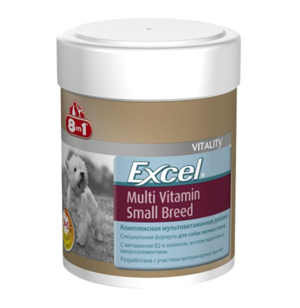 8in1 Excel Multi Vitamin Small Breed - Кормовая добавка для собак малых ...