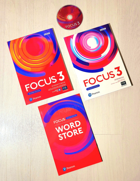 Focus 3 Second Edition - Student's Book - Учебник + Workbook + Рабочая ...