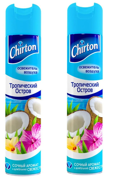 Chirton Освежитель воздуха Тропический Остров, 300 мл, 2 уп. - купить с ...