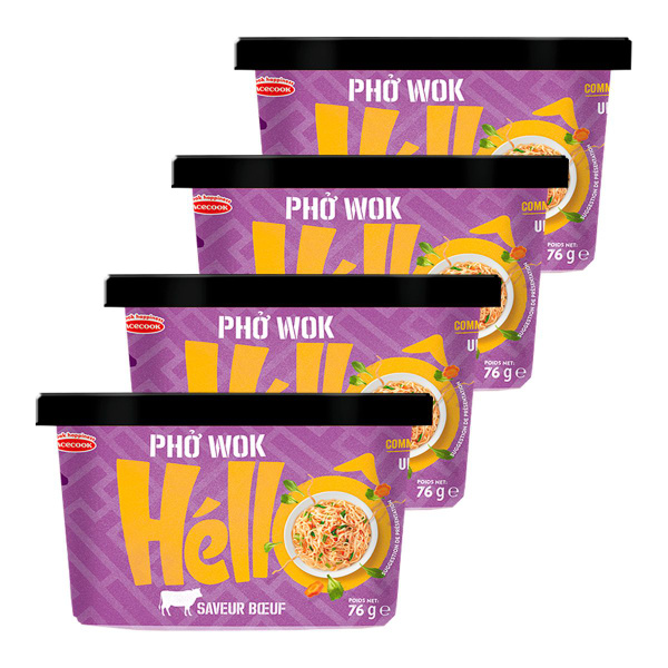 Лапша быстрого приготовления рисовая Hello Rice со вкусом говядины ...